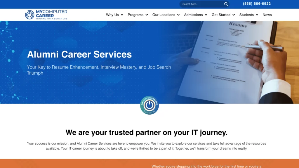 Alumni Career Services - MyComputerCareer