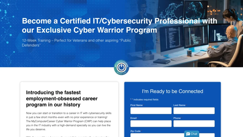 Cyber Warrior Program Two - MyComputerCareer