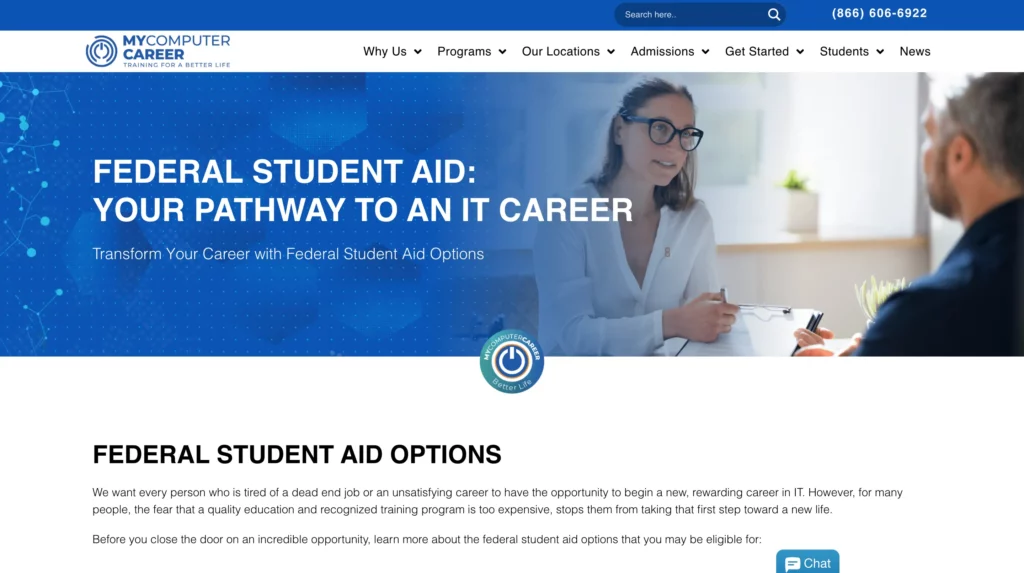 Federal Student AID Options - MyComputerCareer