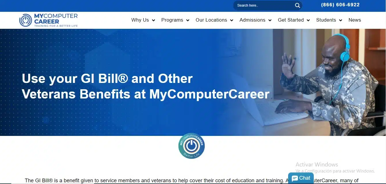 Use Your GI Bill® Benefits at MyComputerCareer