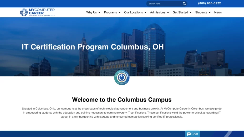 IT Certification Program Columbus - MyComputerCareer