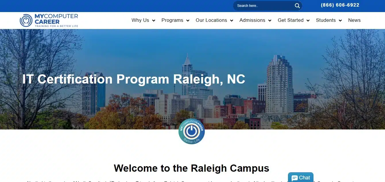 Launch Your IT Career at Raleigh's Top Certification Campus